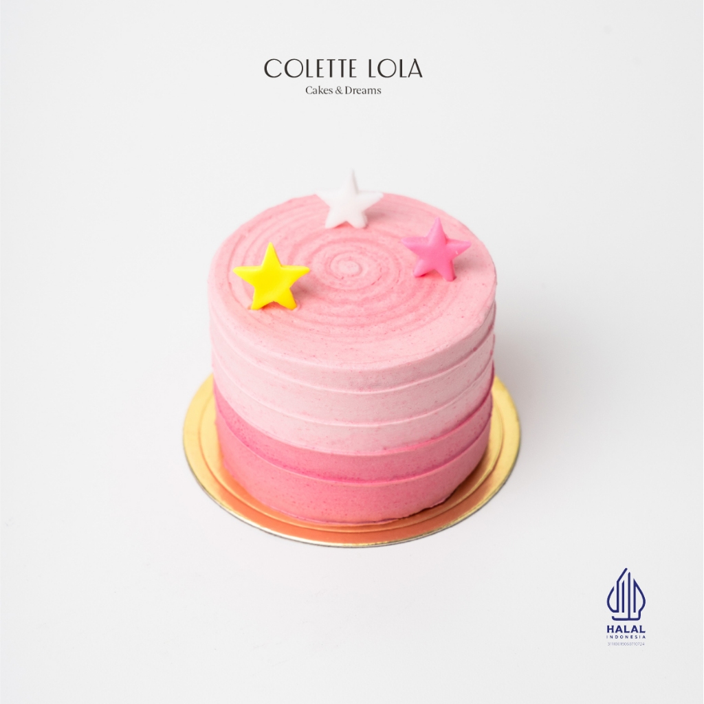Jual Kue / Cake Colette Lola Twinkle Little Star Pink - Individual Cake ...