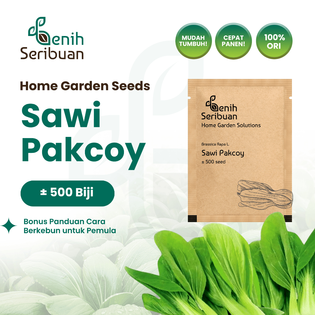 Jual Benih Seribuan - Benih Sayuran Sawi Pakcoy Unggul | Shopee Indonesia