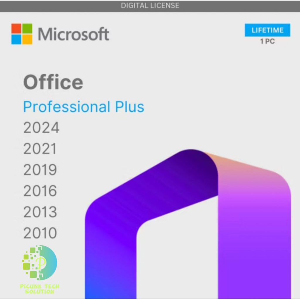 Jual Microsoft Office Pro Plus 2024/2021/2019/2016/2013/2010 Original ...