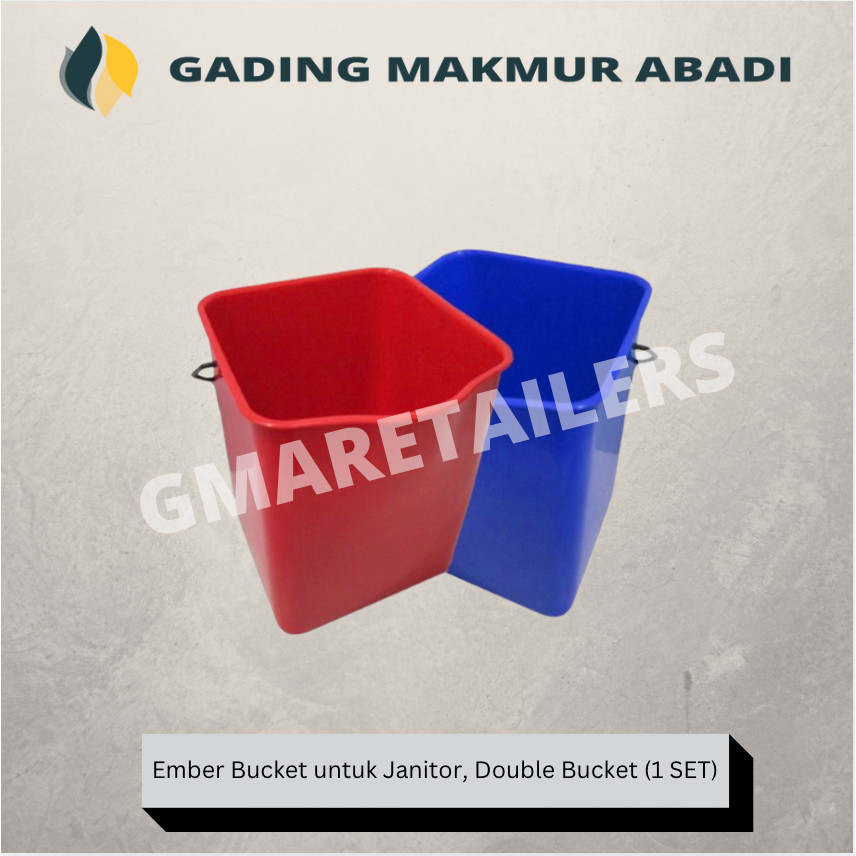 Jual Ember Bucket Janitor Cart 12 Liter (1 Set 2 Pcs) | Shopee Indonesia