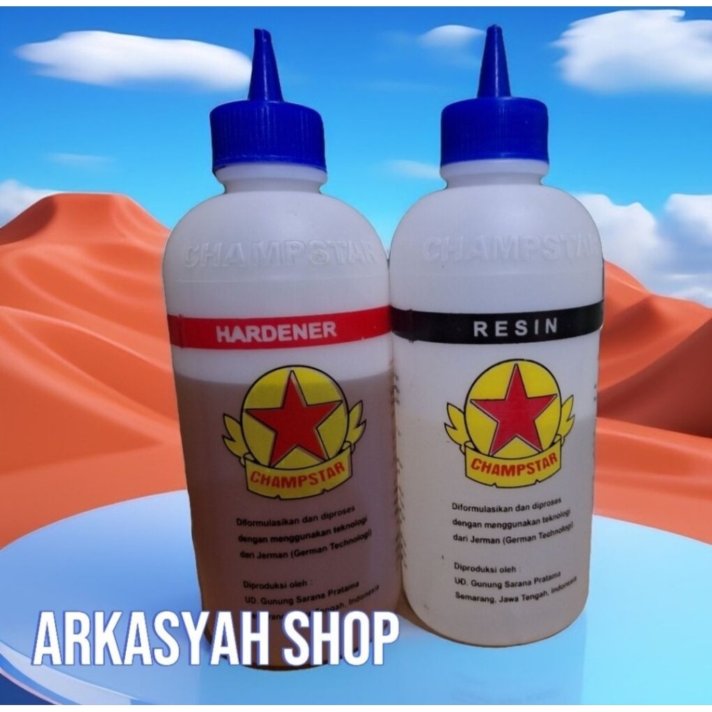 Jual LEM BINTANG EPOXY HARDENER RESIN NB B 1/2 KG (LEM KAYU LEM 2 ...