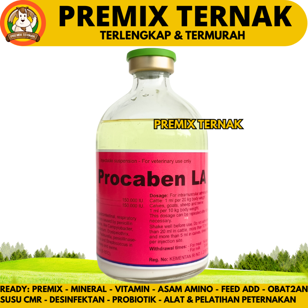Jual PROCABEN LA 100ML - Obat Ternak | Shopee Indonesia