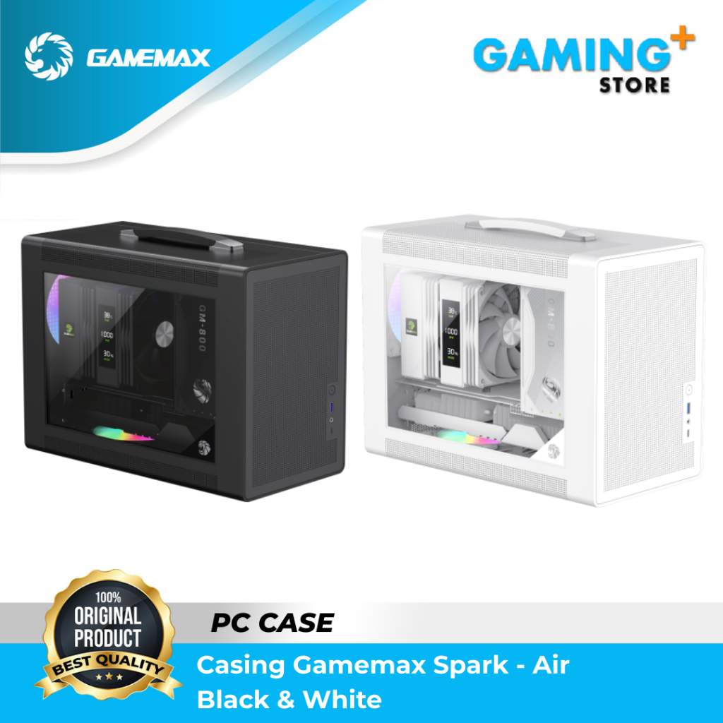 Jual Casing Gamemax Spark Air Compact and Portable PC Case | Shopee Indonesia