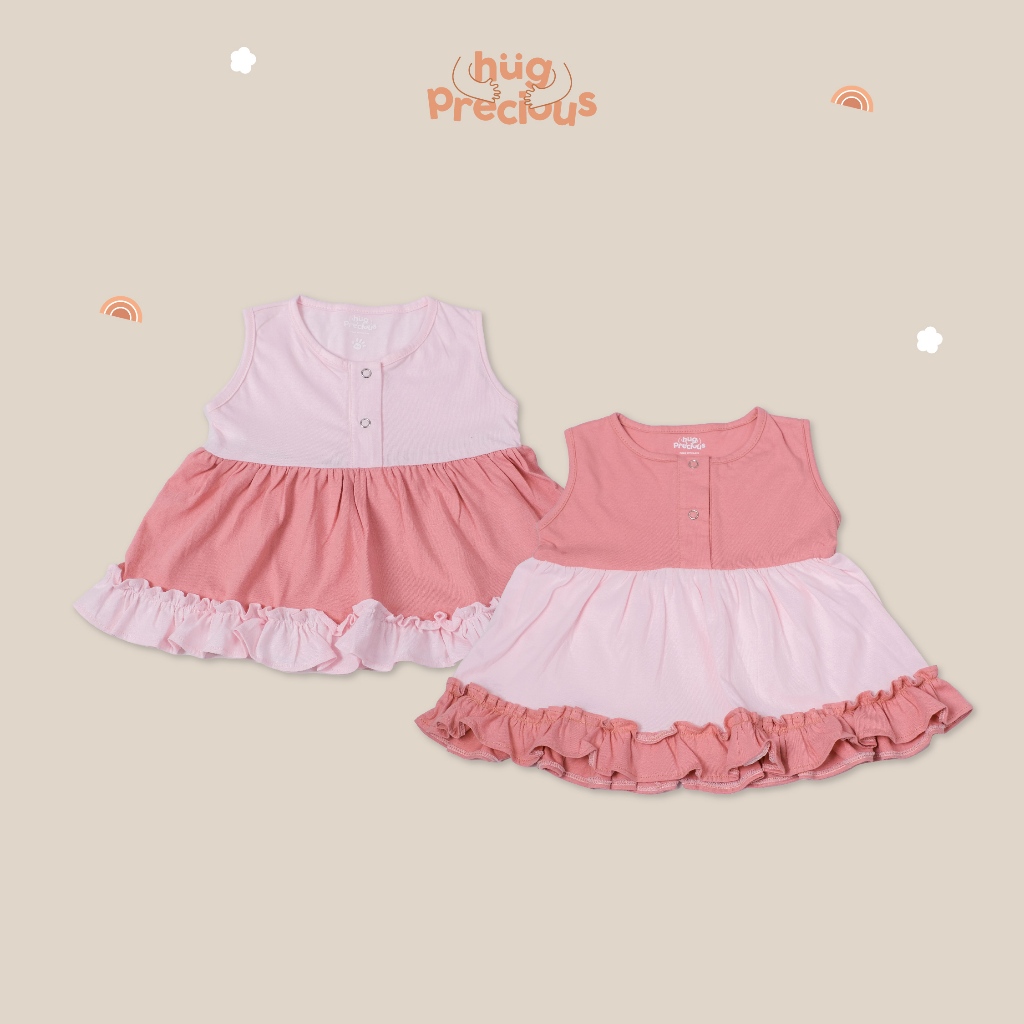 Jual Hug Precious - Little Wear Short Sleeveless Dress - Maple - Baju ...