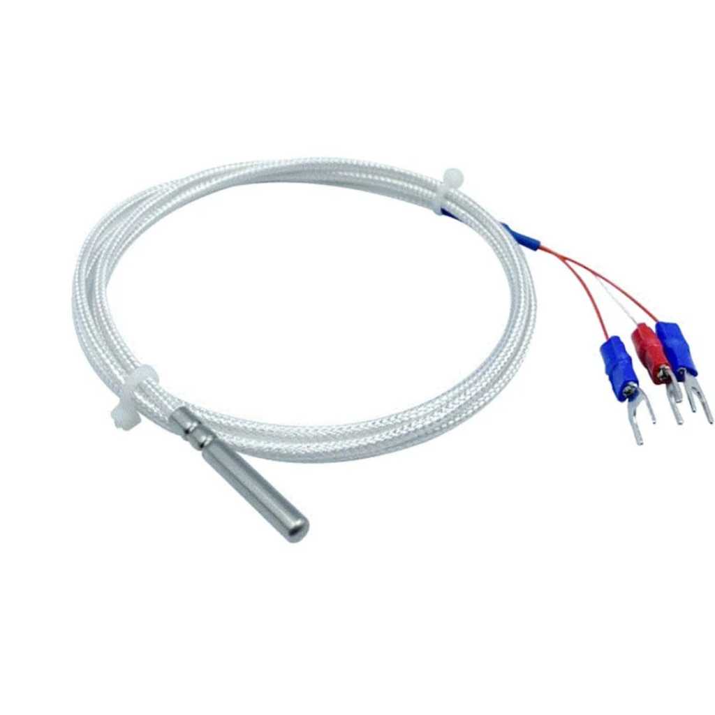 Jual RTD PT100 Class B model kabel 3 wire sensor suhu PTC thermocouple ...