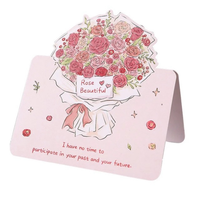 Jual SK 395 - Kartu ucapan 3D Bouquet bunga cantik / flower greeting ...