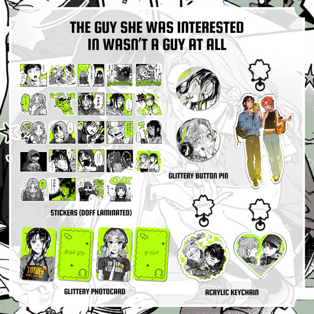 Jual THE GUY SHE WAS INTERESTED IN WASN'T A GUY AT ALL MERCH | GLITTERY ...