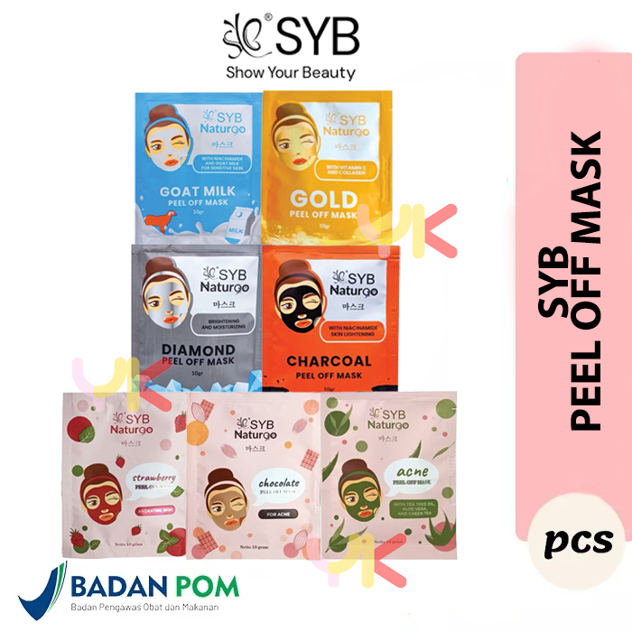 Jual SYB NATURGO PEEL OFF MASK SACHET (Satuan/Ecer) | Shopee Indonesia
