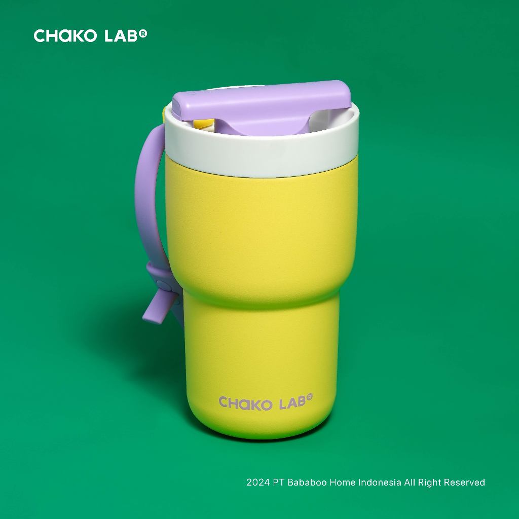 Jual CHAKO LAB Twist Ceramic Cup | DualSip SUS316 Coffee Cup 530ml ...