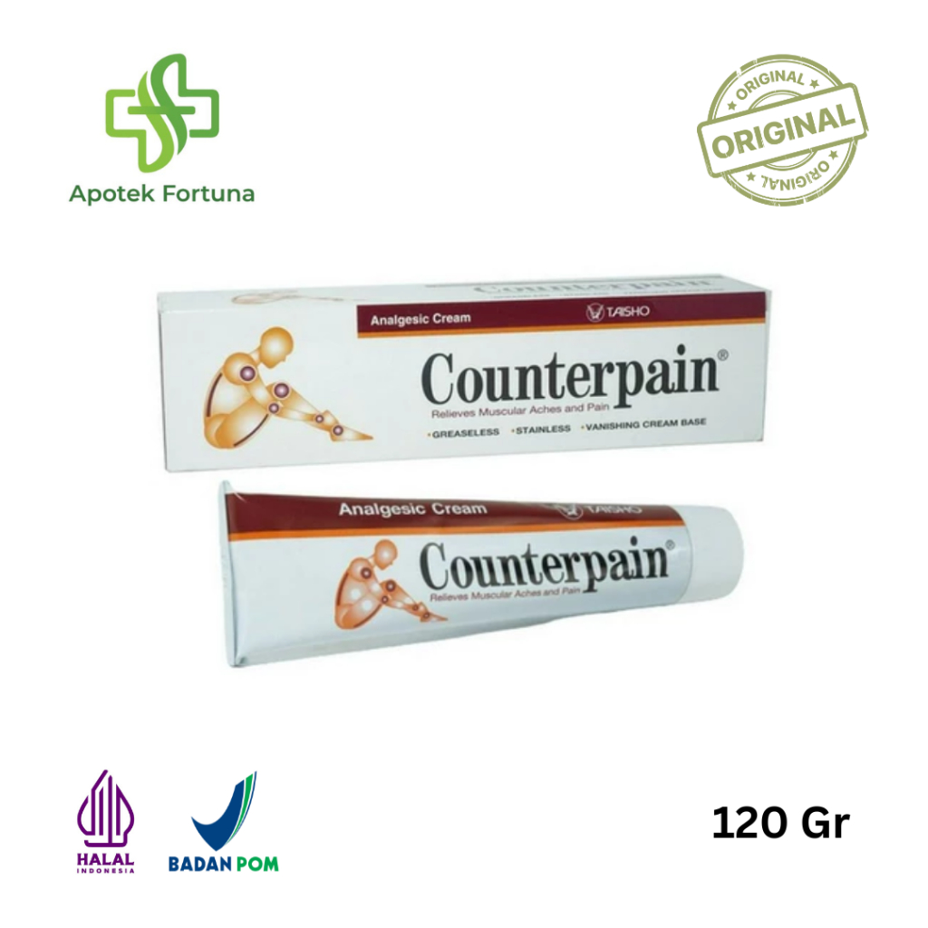 Jual COUNTERPAIN 120/60/30/15 GR - Authentic Product, Safe Packaging ...