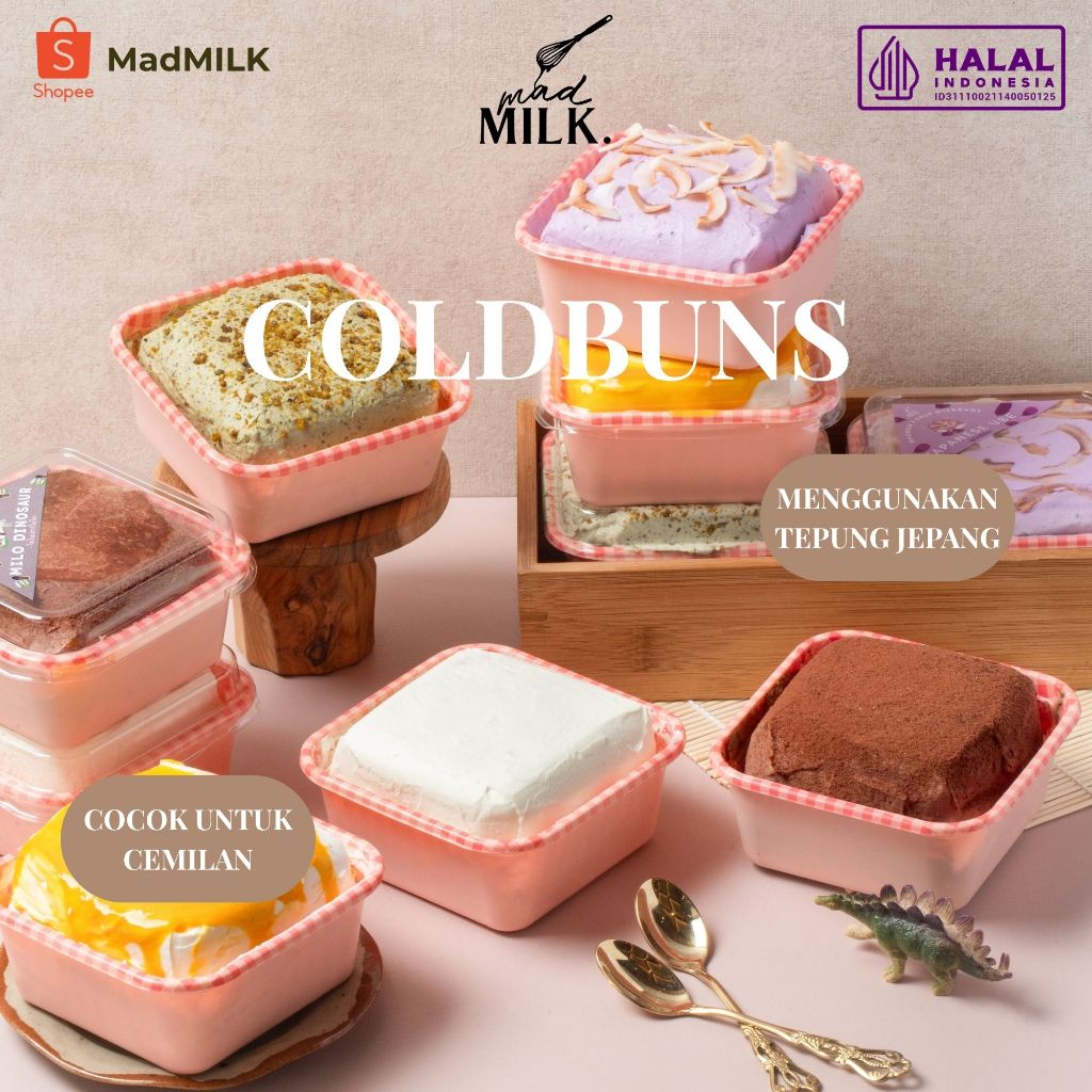 Jual Cold Milkbuns | Cold Milk Buns Pistachio / Ultimate Milk /Milo ...