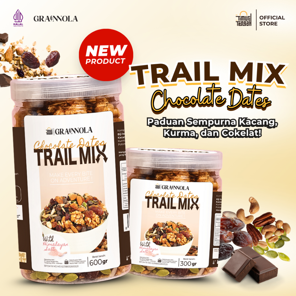 Jual Timur Tengah Trail Mix Chocolate Dates 600 gr Choco Dried Fruit ...