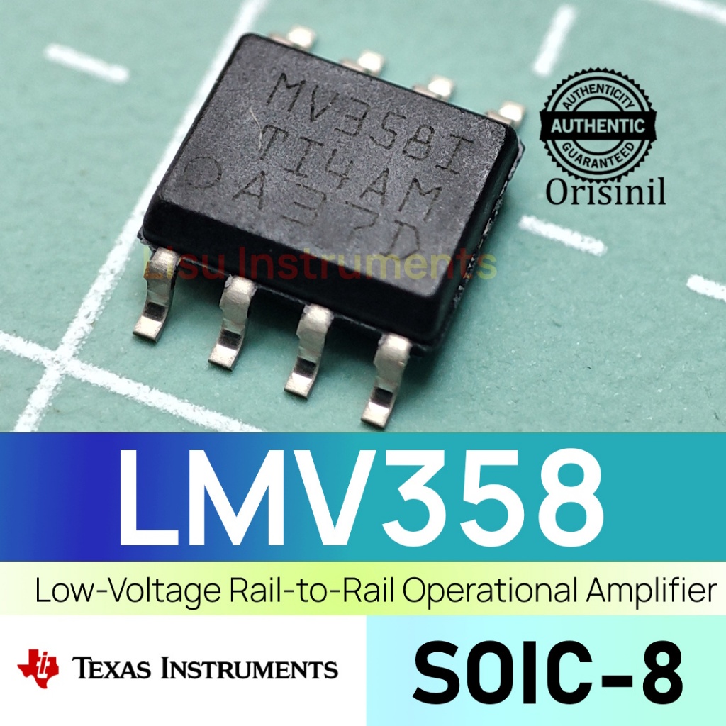Jual LMV358IDR MV358 Low-Voltage Output Operational Amplifier SOIC-8 Texas Instruments LMV358 ...