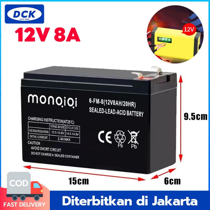 Jual Aki Baterai Kering 12V 12AH/Aki kering 12 Amper KANEDA /PUSAT BATERAI KAYABA 12 VOLT 12 ...