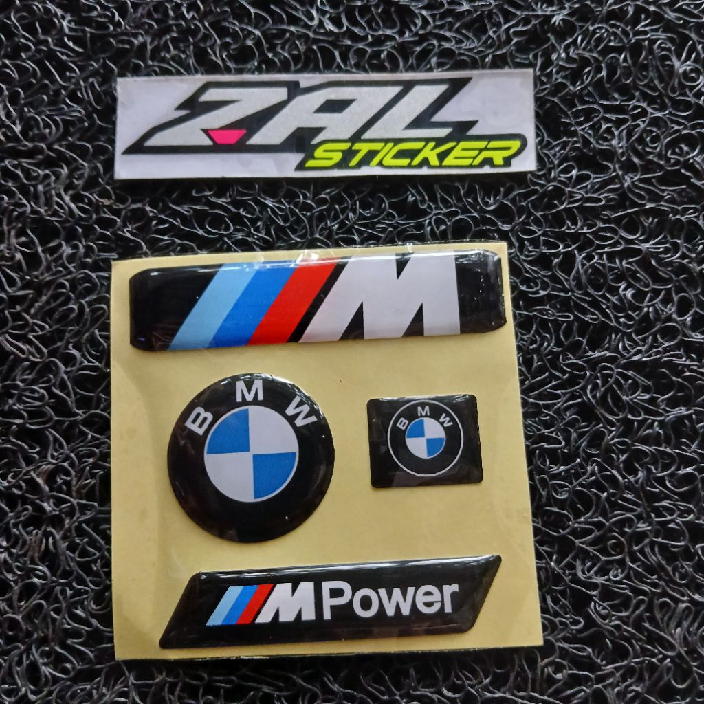 Jual Sticker Emblem BMW Set Sticker Timbul | Shopee Indonesia