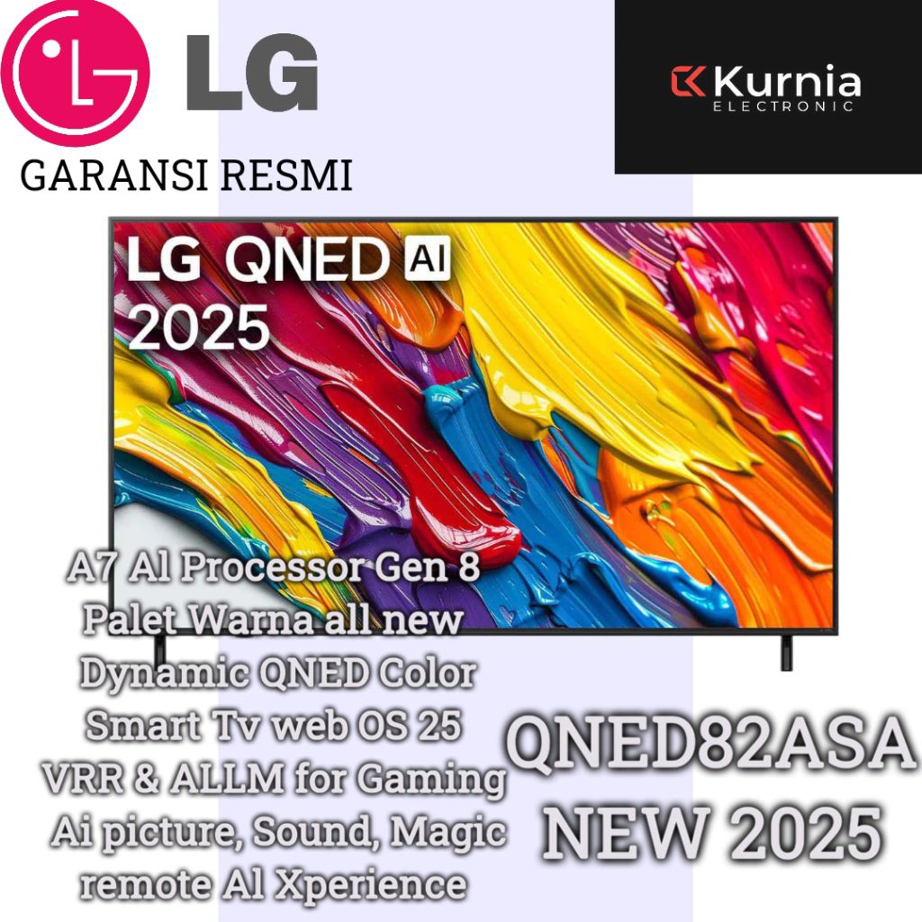 Jual LG 55QNED82 / 55QNED82ASA 4K SMART TV 55 inch 2025 Series | Shopee ...