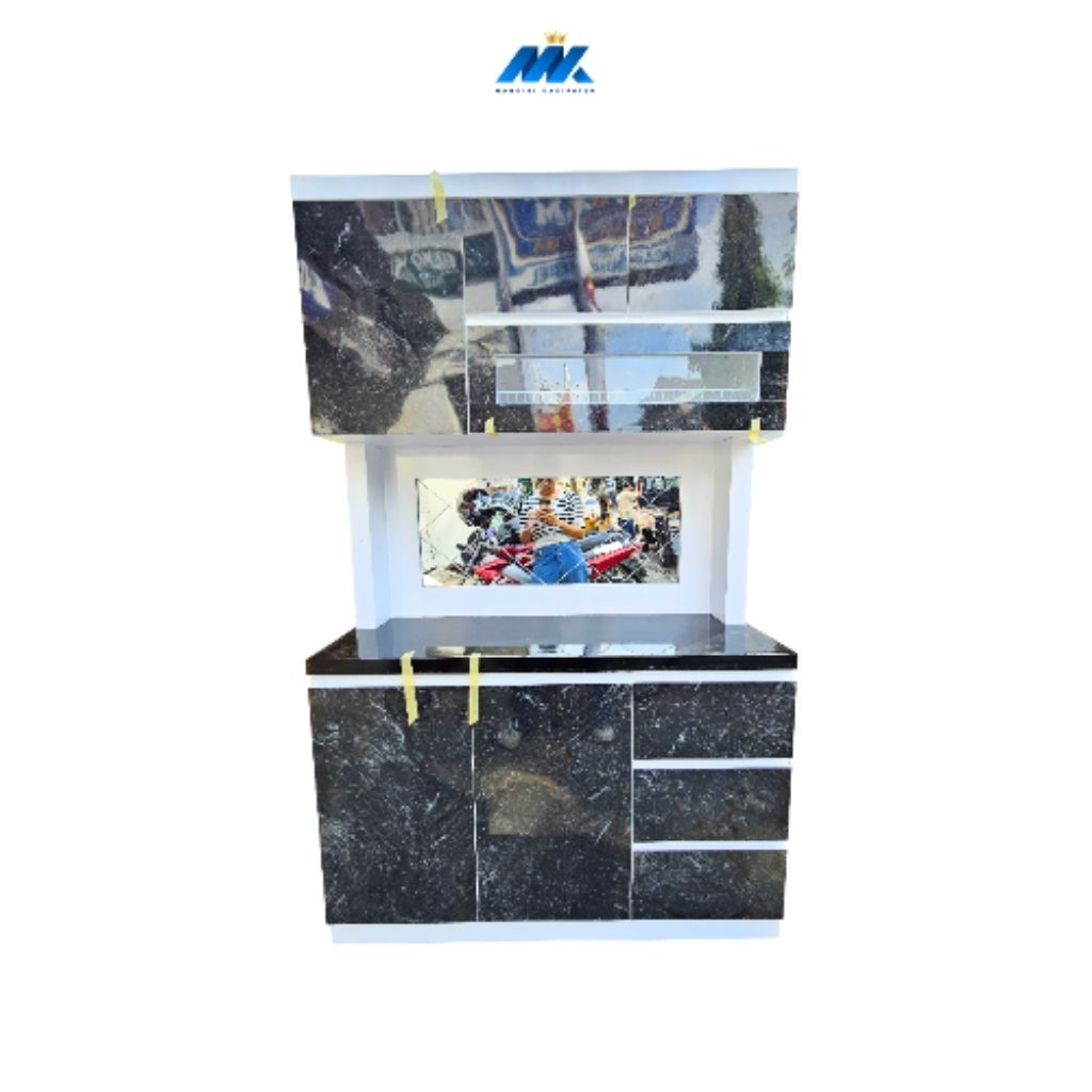 Jual RAK DAPUR HPL / RAK PIRING HPL PENYIMPANAN LUAS | Shopee Indonesia