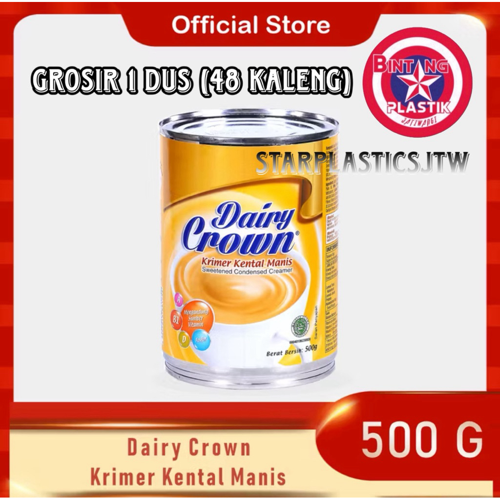 Jual [GROSIR 1 DUS] 48 Pcs DAIRY CROWN / MILKBARN Krimer Kental Manis ...
