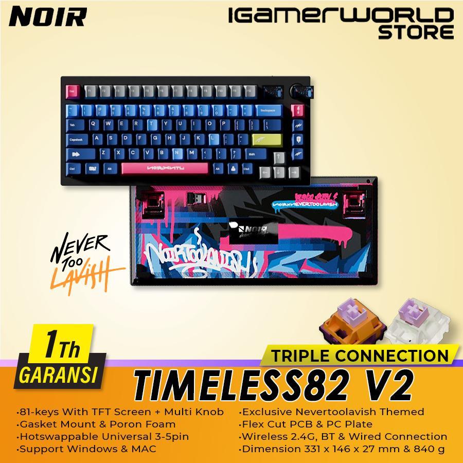 Jual Noir Timeless82 V2 Nevertoolavish Type Out Loud Edition RGB ...