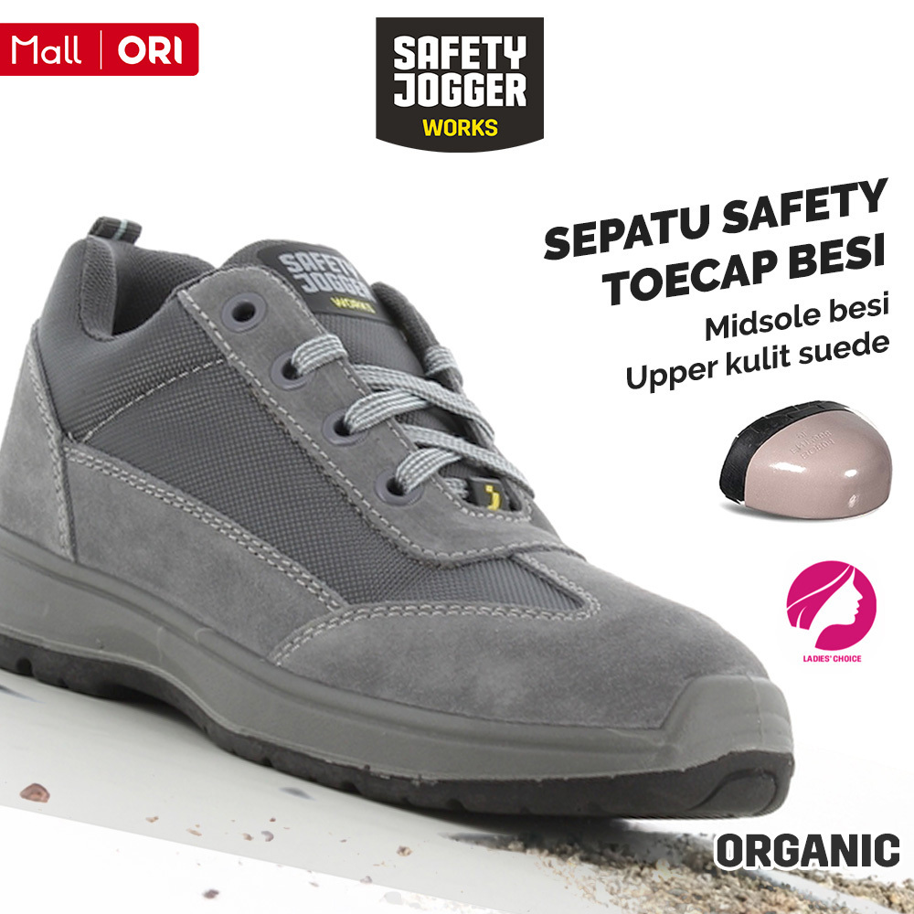 Jual Safety Jogger Works Sepatu Safety Wanita Organic Midsole Besi S1P ...