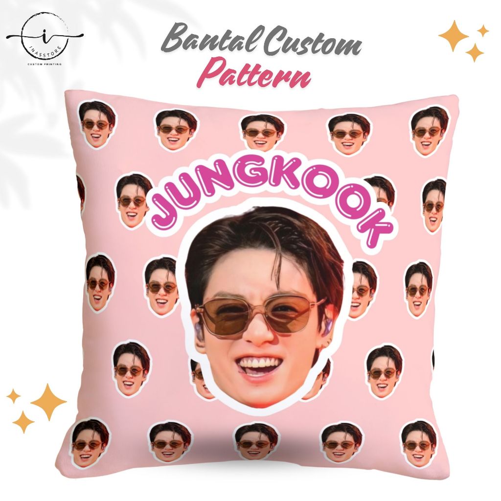 Jual BANTAL FACE PATTERN / BANTAL FOTO WAJAH / BANTAL CUSTOM PRINTING ...