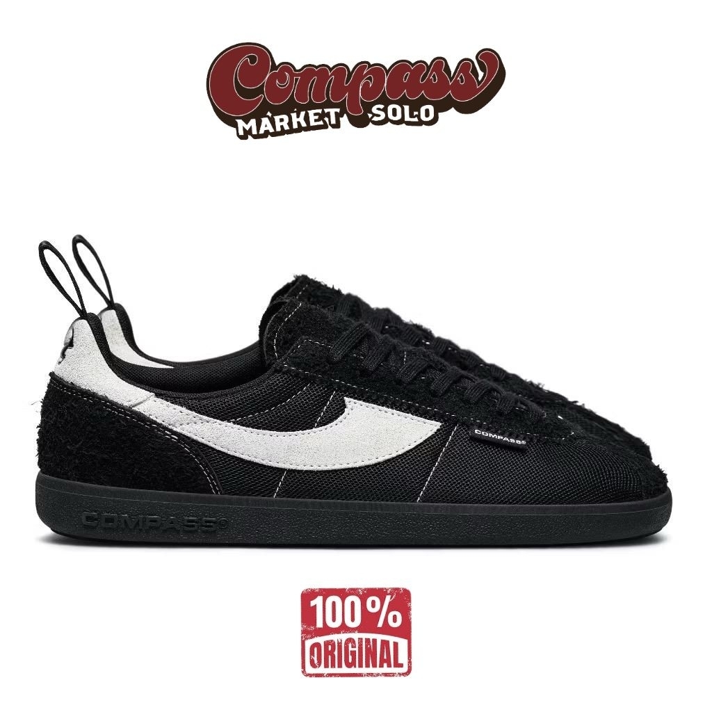 Jual [ORIGINAL] SEPATU COMPASS TRIBUNE SHADOW BLACK WHITE | Shopee ...