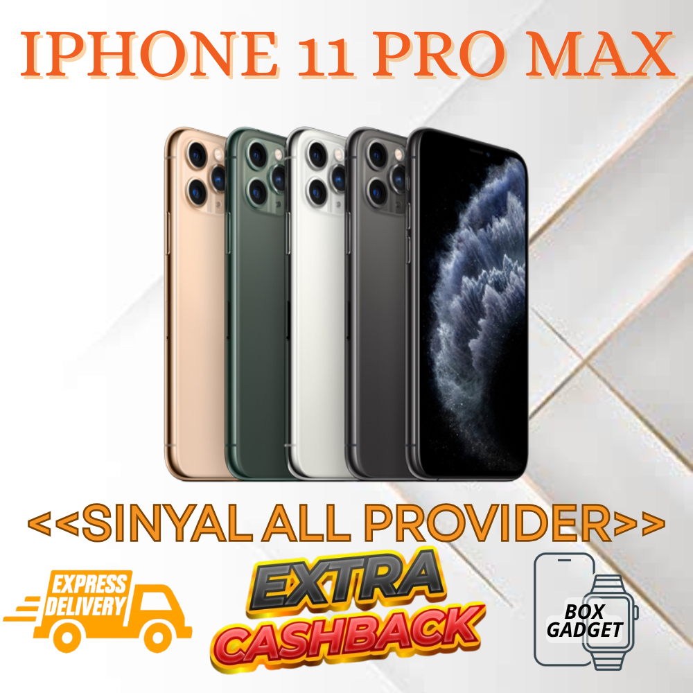 Jual IPHONE 11 PRO MAX 64GB 256GB 512GB SECONDHAND LIKE NEW KONDISI ...