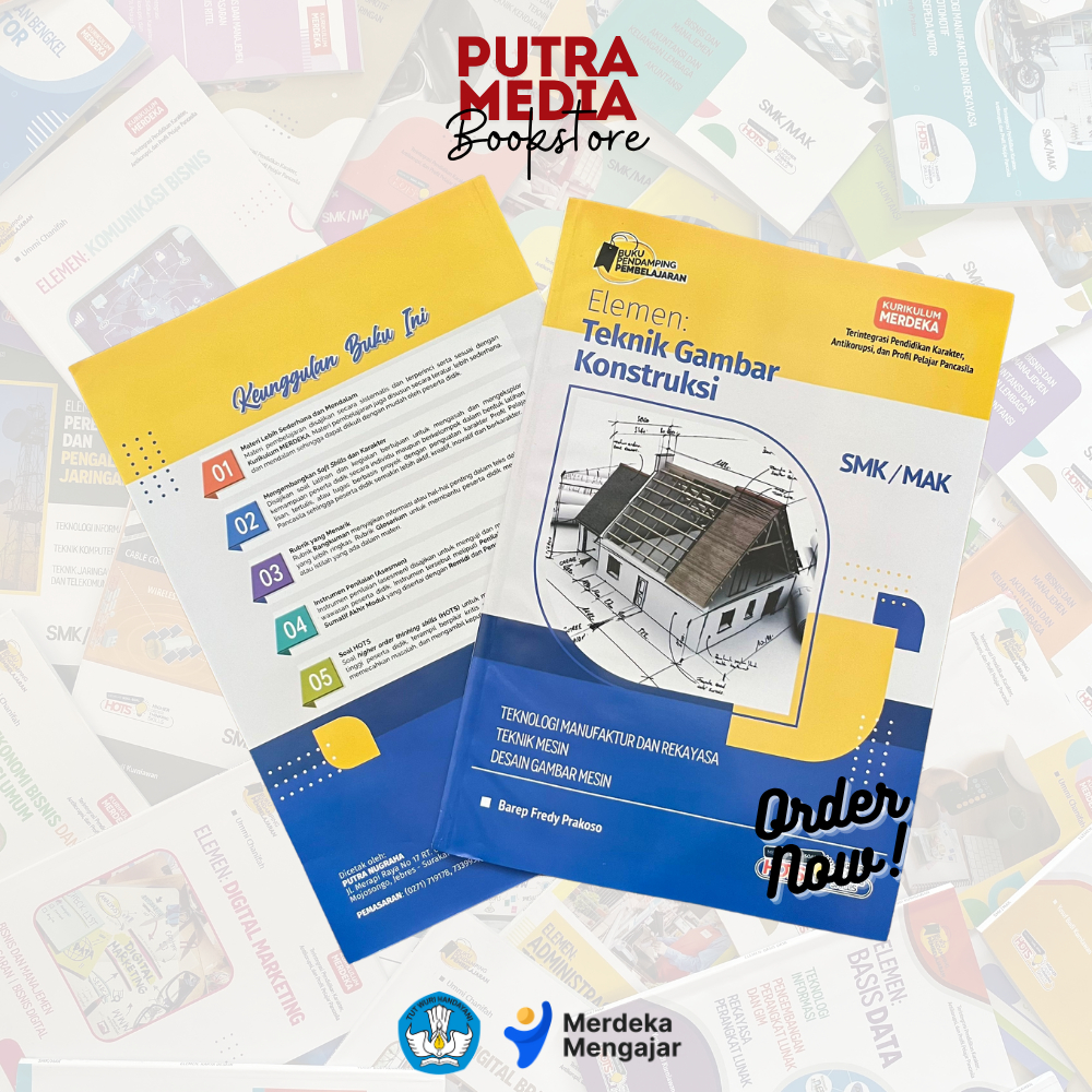Jual BUKU KUMER SMK Produktif Elemen : Teknik Gambar Konstruksi ...