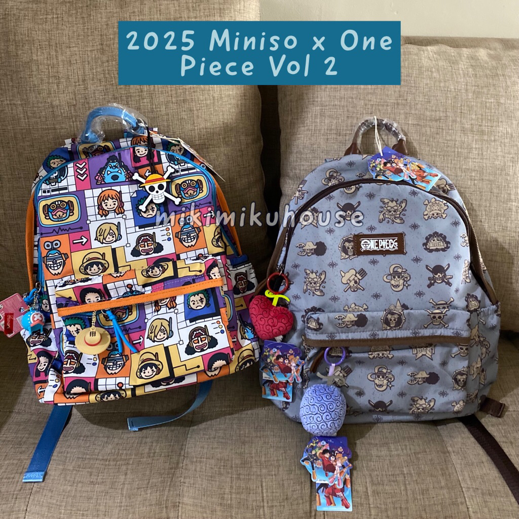 Jual MINISO X ONE PIECE EGGHEAD BACKPACK TAS RANSEL LUFFY ZORO SANJI ...
