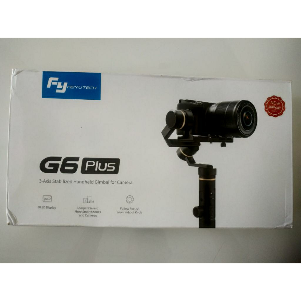 Jual Gimbal Stabilizer Feiyu Tech G6 Plus kamera mirrorless DSLR Bisa buat Handphone Hp Vlog ...