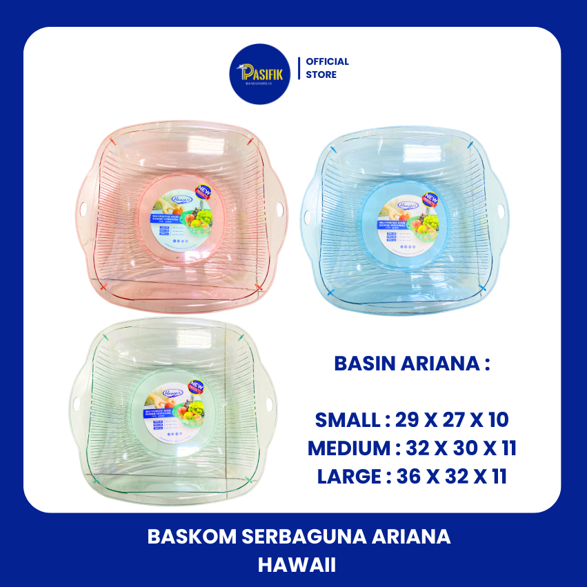 Jual BASKOM CUCI/BASKOM SERBAGUNA ARIANA MERK HAWAII | Shopee Indonesia