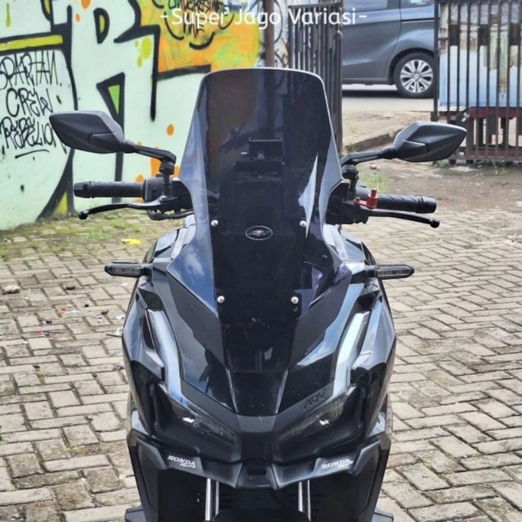 Jual Windshield ADV 160 150 Visor ADV 160 Model Tinggi Smoke YDP ...