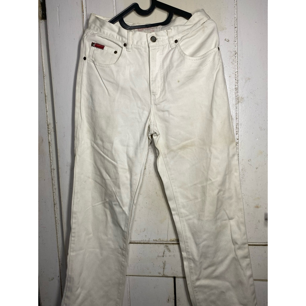 Jual CELANA JEANS PUTIH WANITA/preloved/thrift | Shopee Indonesia