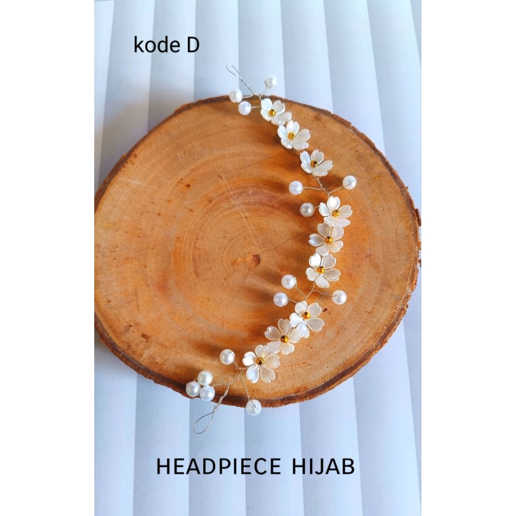 Jual Headpiece hijab/mahkota bunga gold (style D) | Shopee Indonesia