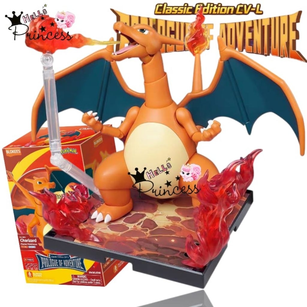 Jual Blokees Pokemon Classic Edition L CV-L Charizard Model Kit ...