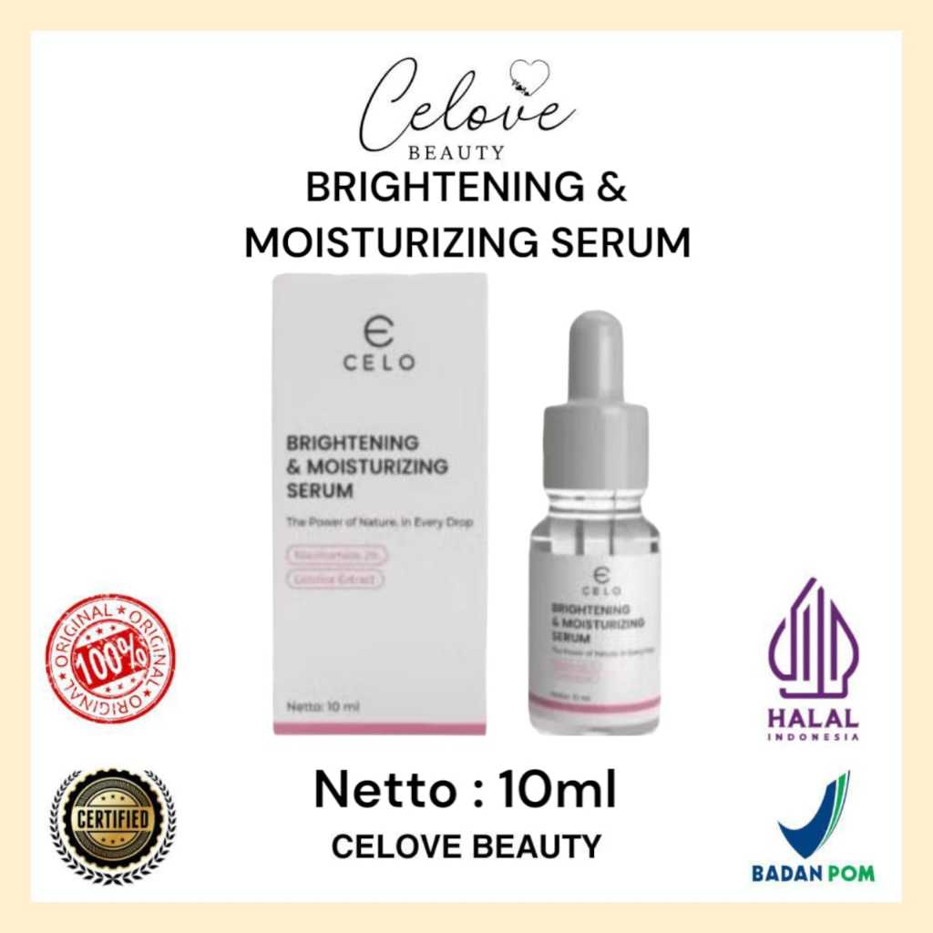 Jual ( READY STOCK ) CELO BRIGHTENING & MOISTURIZING SERUM TEXTUR ...