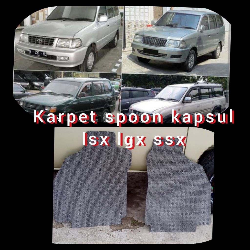 Jual karpet spoon lantai kijang kapsul lgx,ssx,lsx tebal 6-7mm | Shopee ...