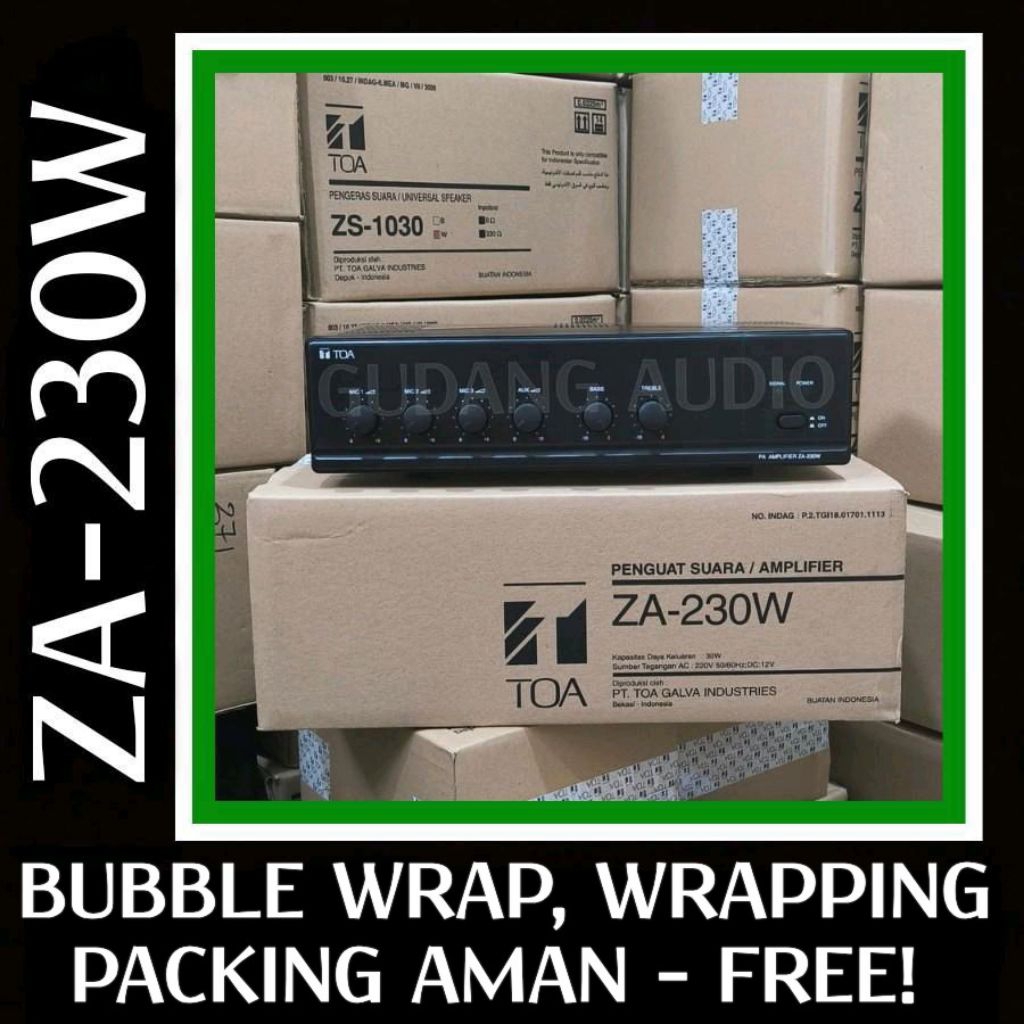 Jual POWER MIXER AMPLIFIER TOA ZA-230W ZA 230 30 WATT Power Mixer Amplifier ORIGINAL TOA ...