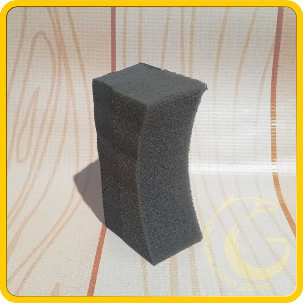 Jual Busa Semir Ban Aplikator Pad Wax Polish Hitam 10cm tebal 4cm ...