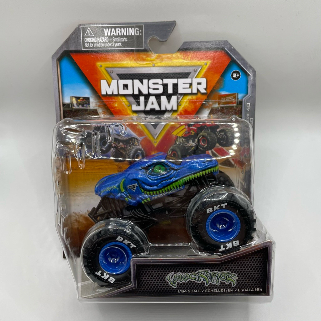 Jual Monster Jam Velociraptor Blue Seri 40 Raptor Squad Dino Dinosaur ...
