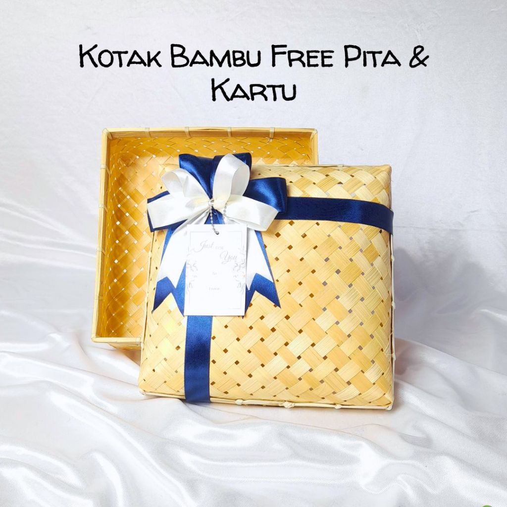 Jual BOX HAMPERS BAMBU | KOTAK ANYAMAN PARCEL | PACKAGING KEMASAN KADO ...