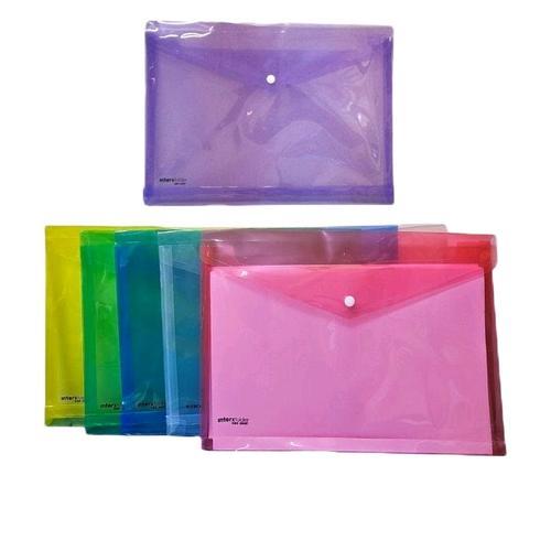 Jual Map Plastik Kancing F4 Folder One/ Map Plastik Transparan Folio ...
