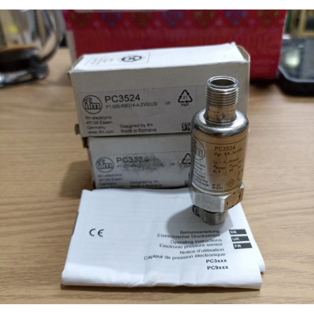 Jual IFM PC3524 Pressure Transmitter 25Bar 4-20Ma IFM PC3524 Pressure ...