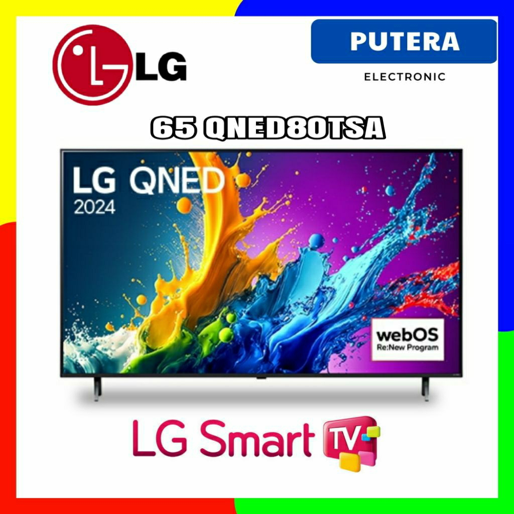 Jual LG 65QNED80TSA SMART TV 65 inch QNED 4K AI 2024 80TSA | Shopee ...