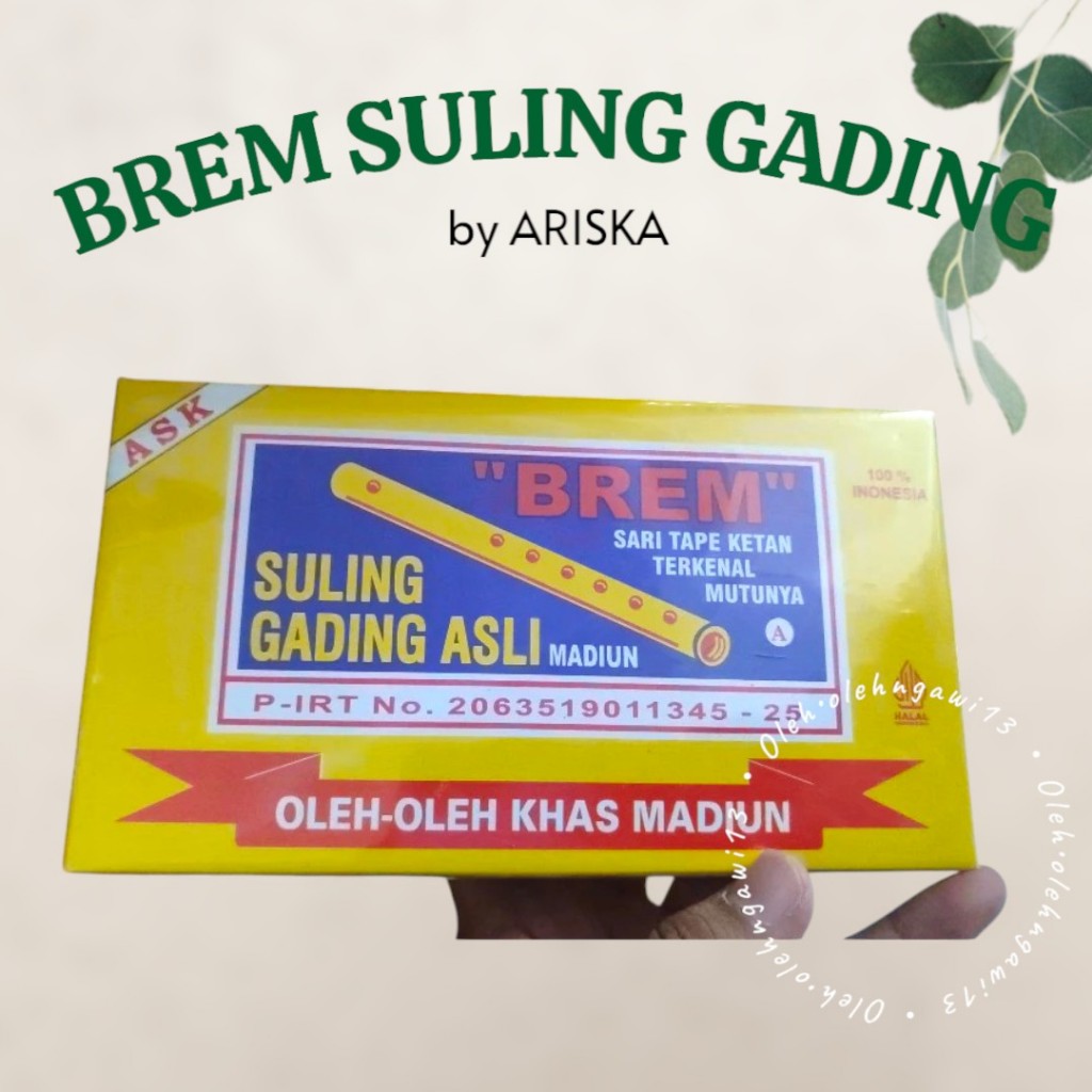 Jual ARISKA, BREM MADIUN CAP SULING GADING | Shopee Indonesia