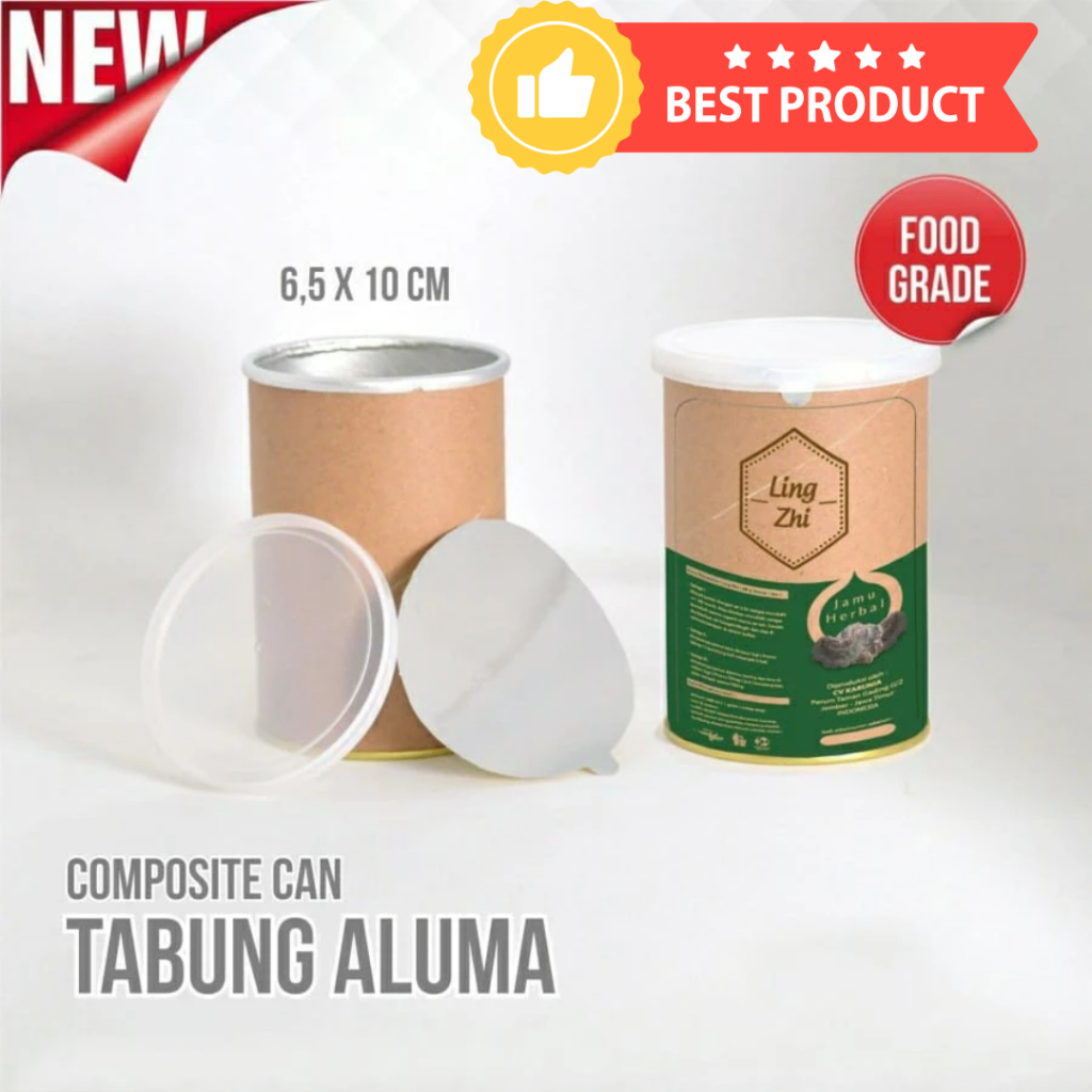 Jual Tabung Composite Can 6,5x10 Tutup Plastik + Alu | Tabung Aluma ...