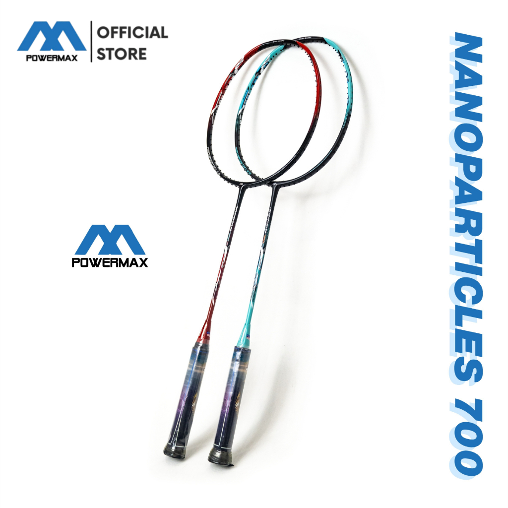 Jual POWERMAX Raket Badminton Nanoparticles 700 3U 32 LBS Full Carbon ...