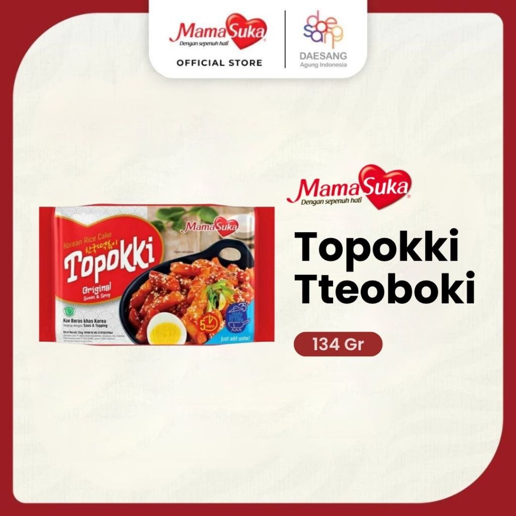 Jual Toppoki Topoki tteokboki Mamasuka 134gr | Shopee Indonesia