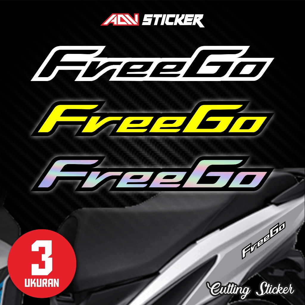 Jual Sticker Cutting Logo YAMAHA FREEGO | Cutting Sticker Motor Premium ...