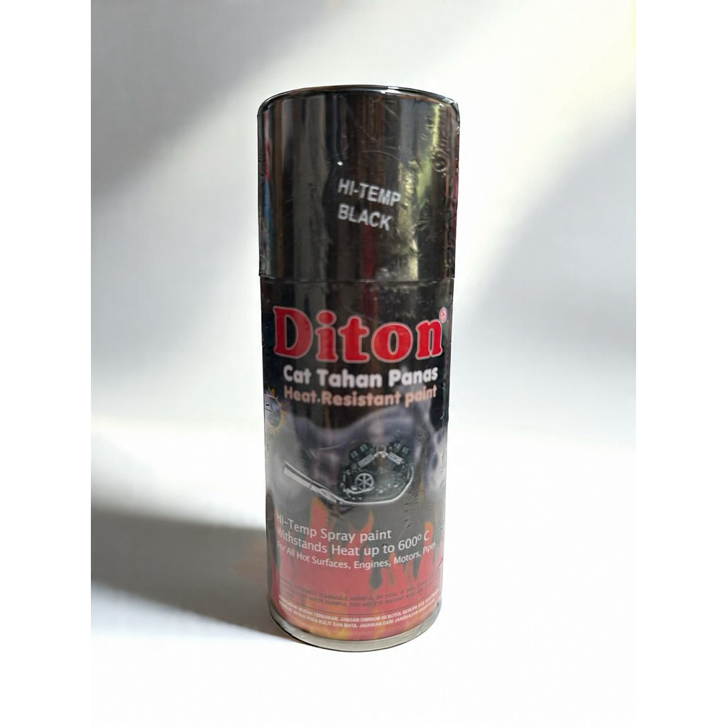 Jual Cat Semprot Tahan Panas Diton Hi Temp 150 CC Black Cat Knalpot ...